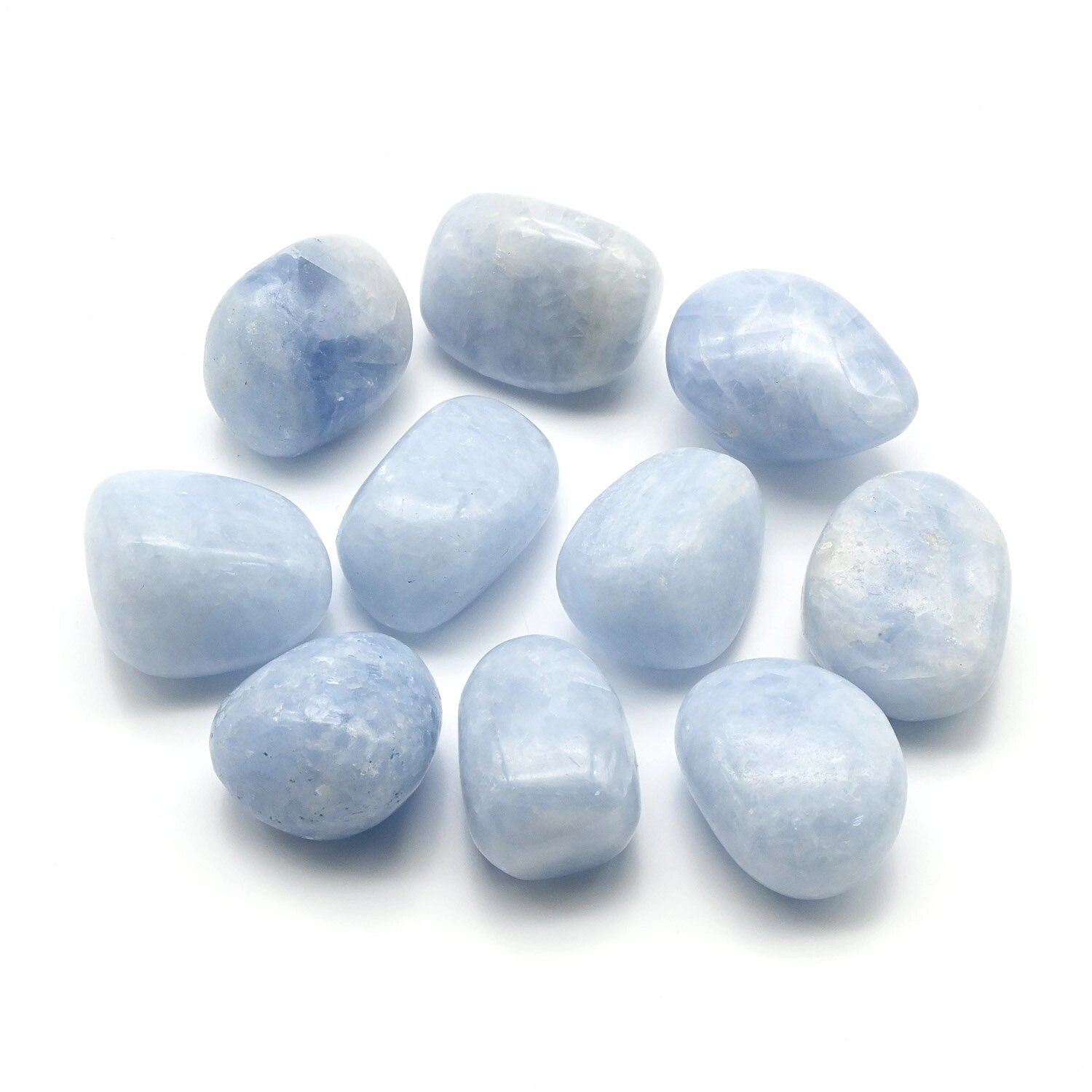 Минерал кальцит голубой 30*22*17мм, 15-19г (K). .