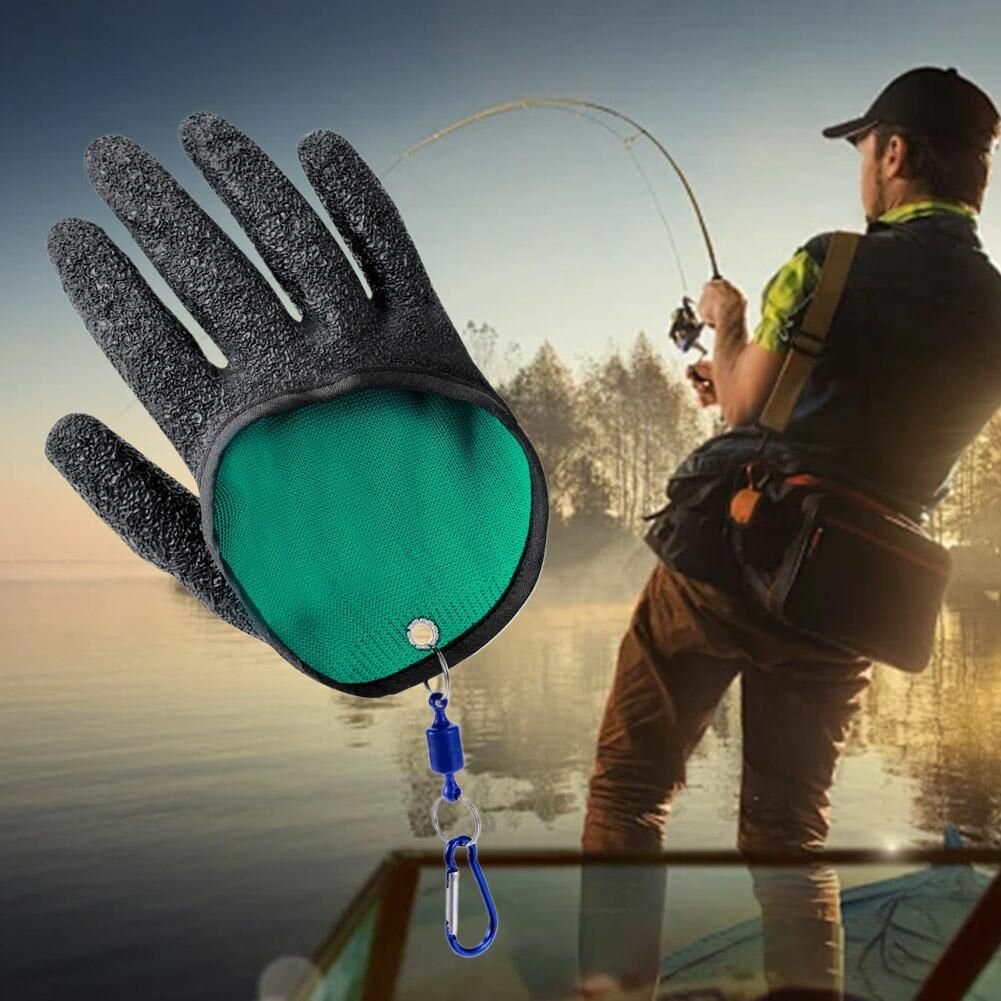 1 шт. рыболовные перчатки, противоскользящие, прочные, износостойкие