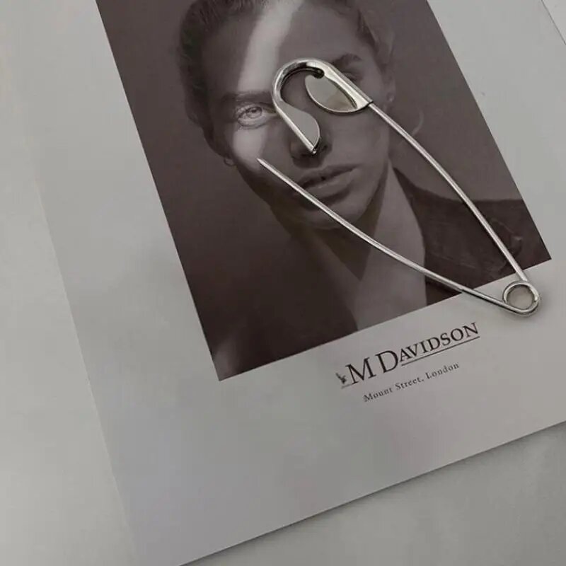 Большая брошь в виде акулы, заколка для волос, зажим в один клик, металлический коготь для волос, большая заколка для волос для густых волос, ювелирные аксессуары для женщин