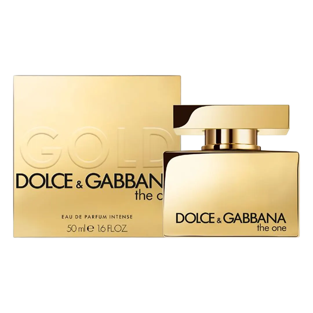 Парфюмерная вода для женщин Dolce & Gabbana The One Gold Intense 50 мл, фруктово-цветочный сладкий аромат