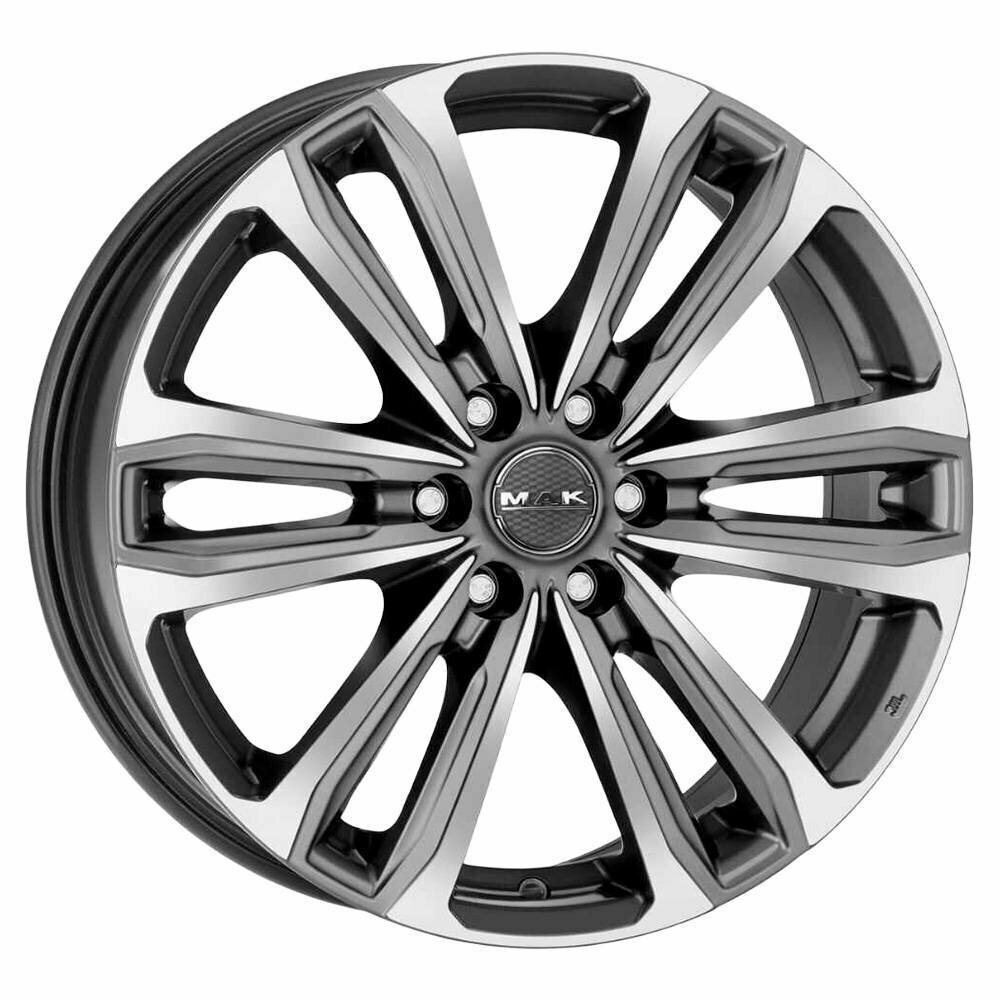 Колесный диск Mak Safari 6 7.5x17 6x114.3 ET45 D66.1 Gun Metal Mirror Face