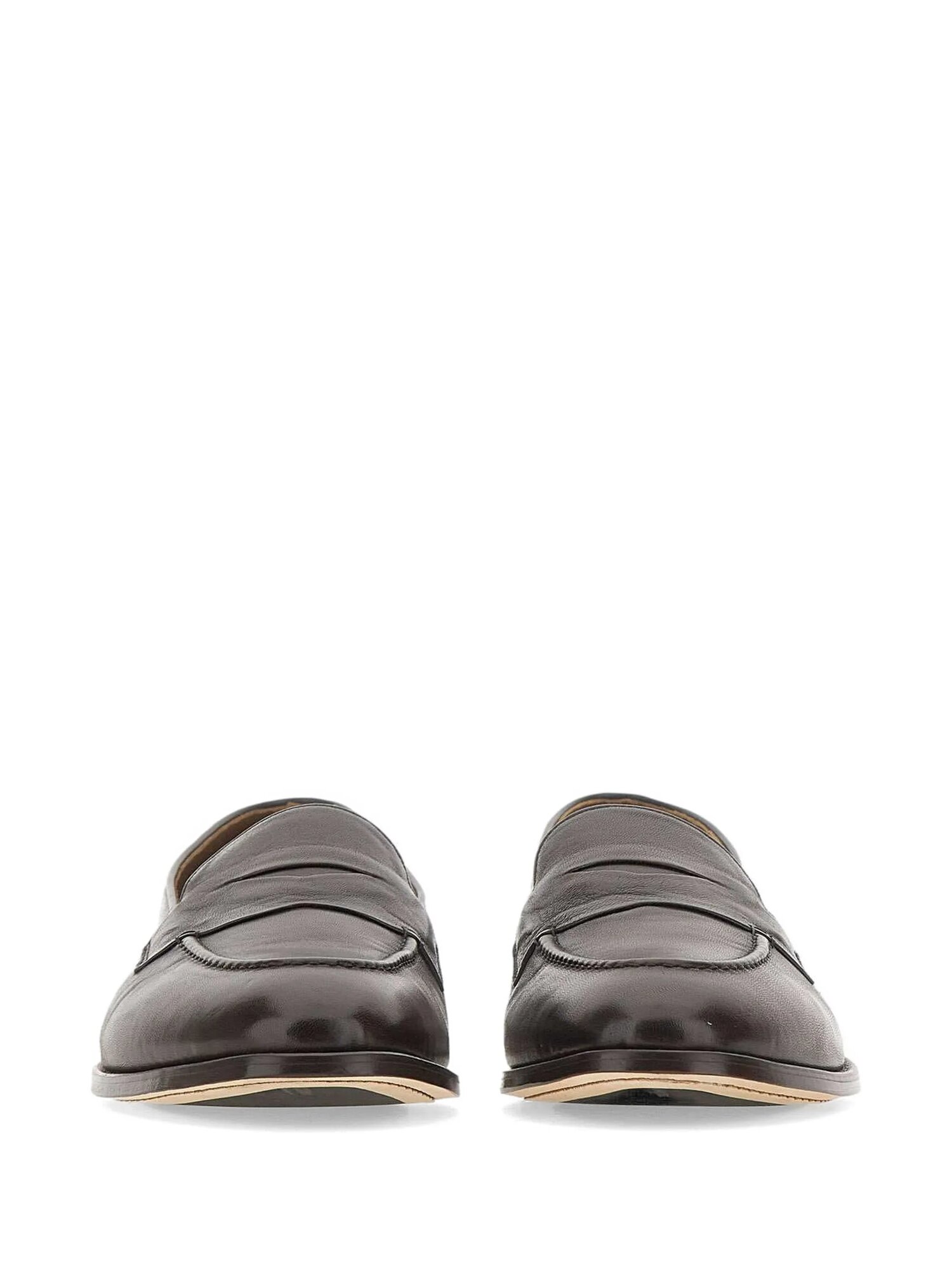 Лоферы Alexander Hotto Penny leather loafers, размер 43, brown — фото 1
