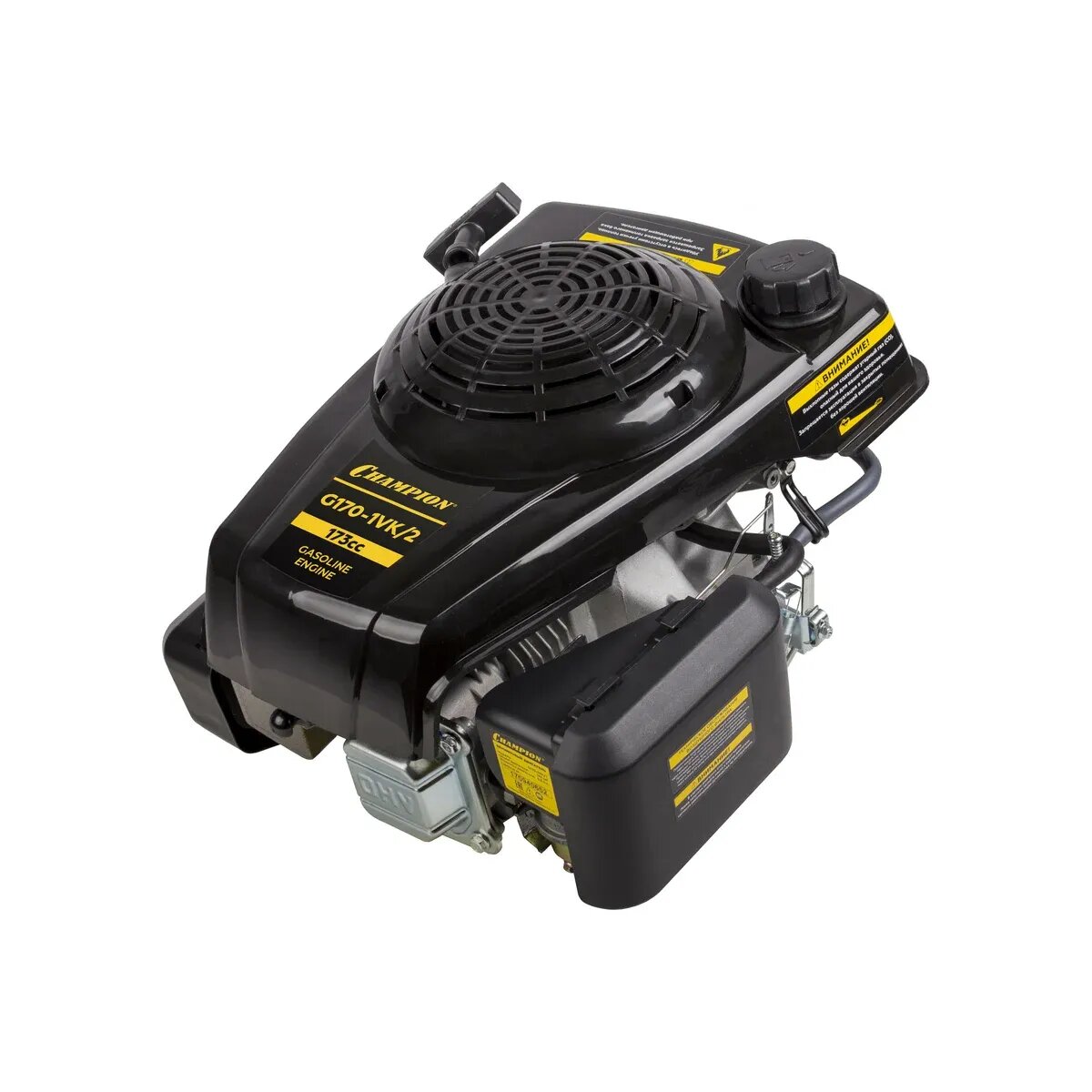 Двигатель для культиваторов 5.5 л. с. CHAMPION G170-1VK/2 черный/желтый