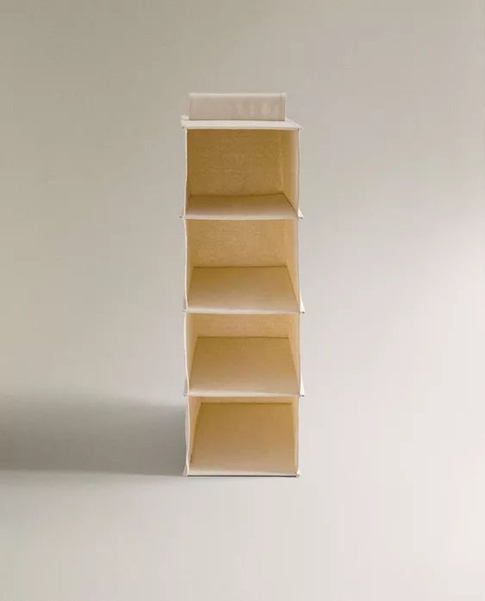 Вертикальный органайзер ZARA HOME 2573/019/712 - хлопковый, подвесной, 75 х 25 х 36 см, цвет экрю