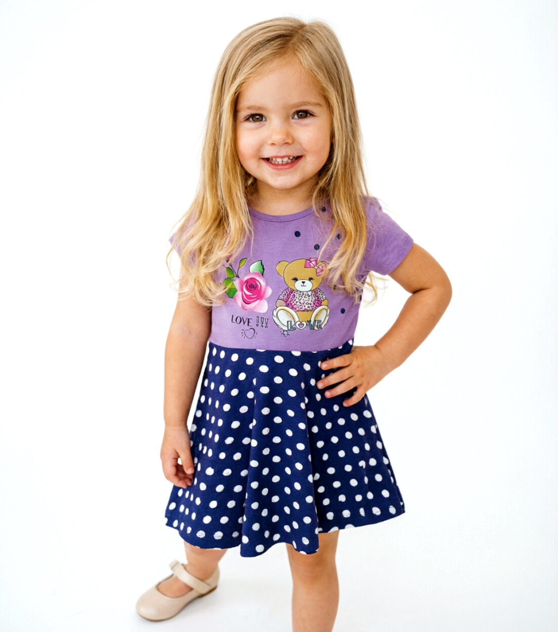 Платье трикотажное