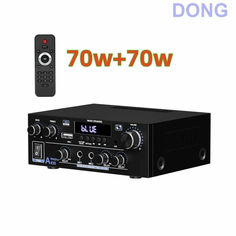 Bluetooth аудио усилитель мощности, AK55 Bluetooth 5.3