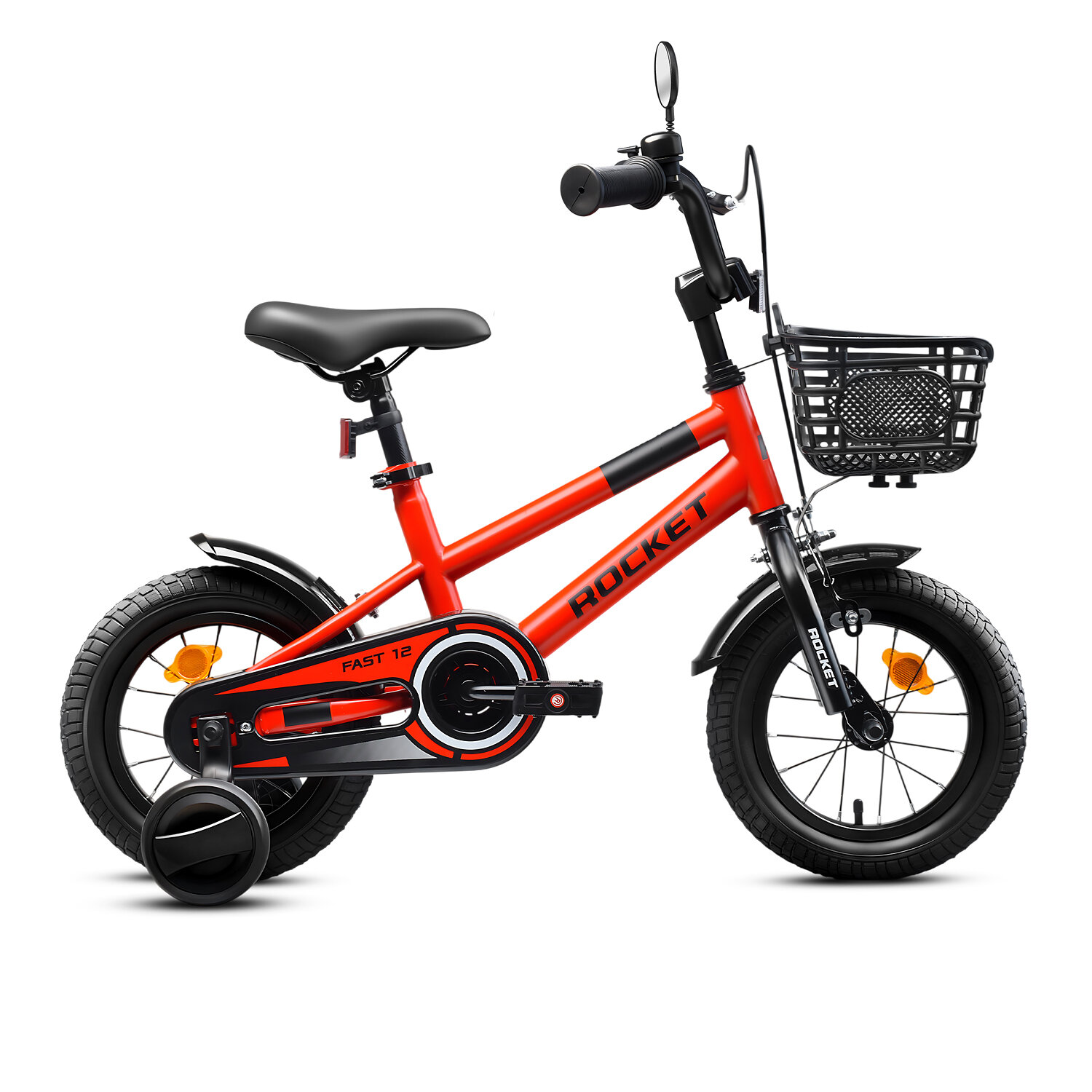 Велосипед Rocket Fast, для детей, 12", надувные колеса, красный
