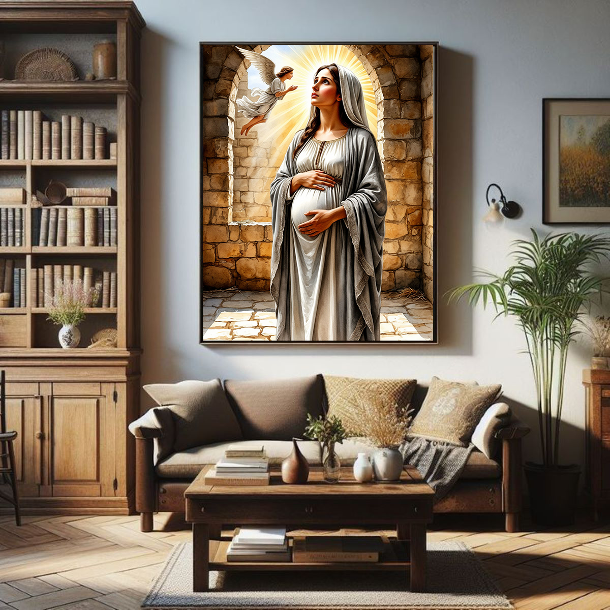 Картина по номерам "Богородица" 40х50 см, хлопковый холст на подрамнике, акрил, 000 Art Hobby Home