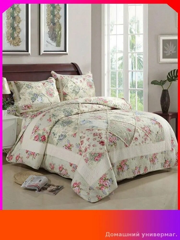 Покрывало, Хлопок с размерами: 250 см х 230 см