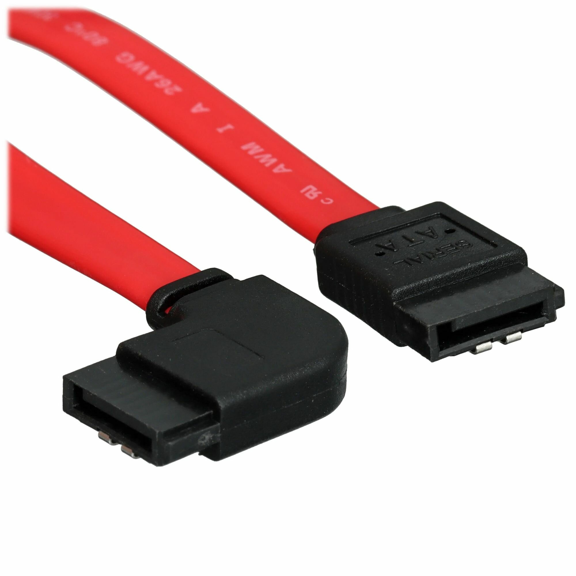 Шлейф для накопителя Aceline SATA III 7-pin Г-образный коннектор