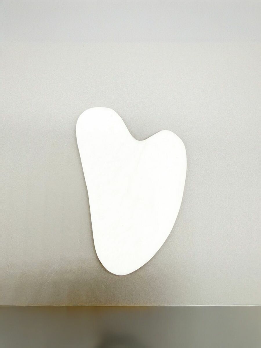 Эффективный скребок для лица из нефрита инструмент для массажа и лимфодренажа, улучшает кровообращение и тонус кожи, идеален для домашнего ухода