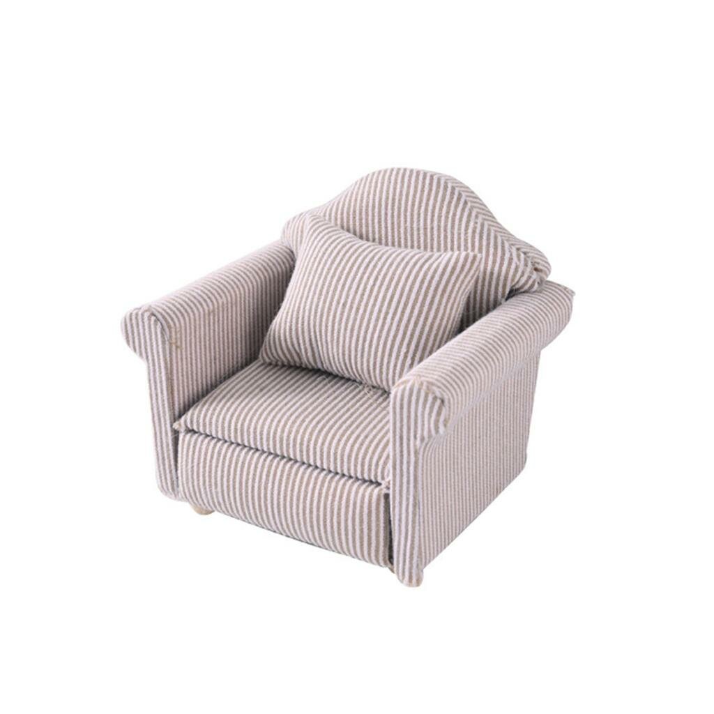 Миниатюрный диван для кукольных домиков, Односпальный диван