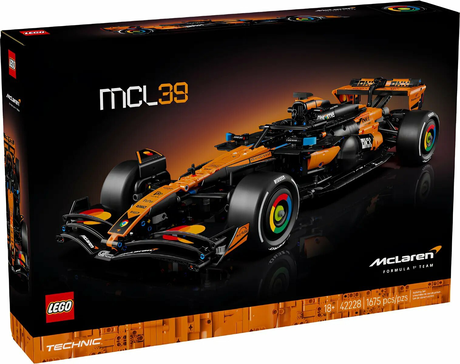Конструктор LEGO Technic 42228 Гоночный автомобиль McLaren MCL39