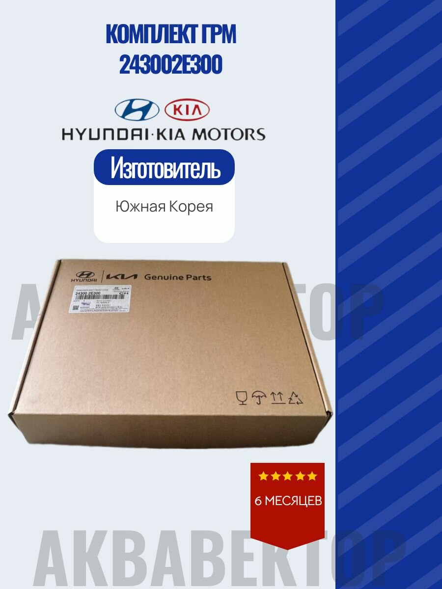 Комплект цепи грм Hyundai/KIA - 243002E300 арт.
