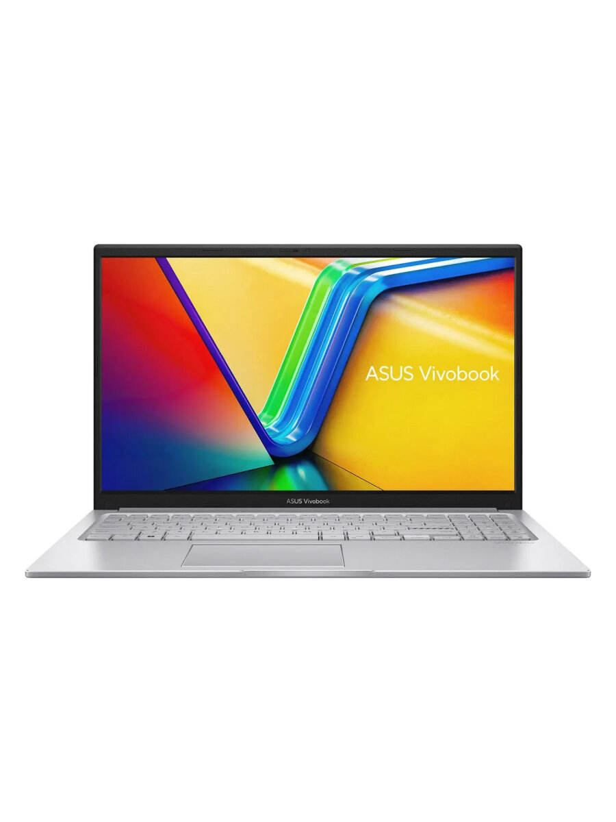 Ноутбук 15.6" IPS FHD ASUS X1504VA-BQ591 серебристый (Core 5 120U/16Gb/512Gb SSD/VGA int) (90NB13Y2-M00X80)