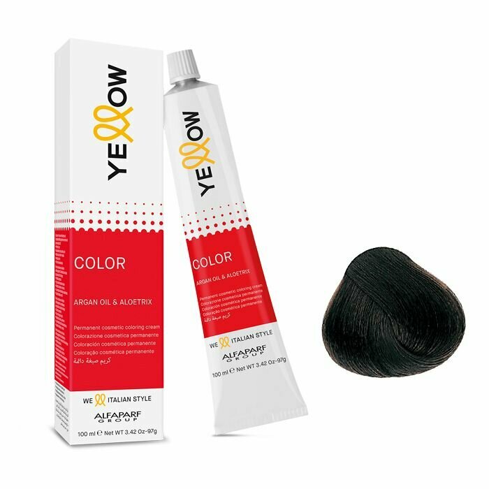 Краска для волос перманентная профессиональная YE COLOR 6.30 (темный золотистый блонд), 100 мл 29278