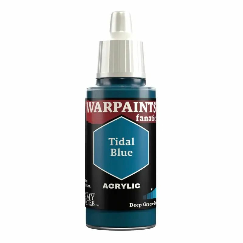 Акриловая краска Army Painter Warpaints Fanatic - Tidal Blue 17 мл.