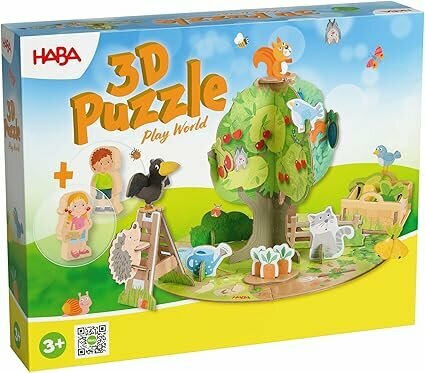 Пазл для детей Haba - 3D Puzzle: Play World Obstgarten - Фруктовый сад, 40 эл. - 1307178001