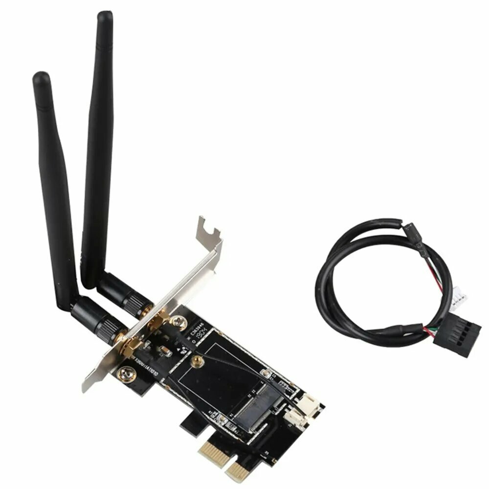 Настольный беспроводной адаптер Wi-Fi Bluetooth для сетевой карты Карта расширения PC