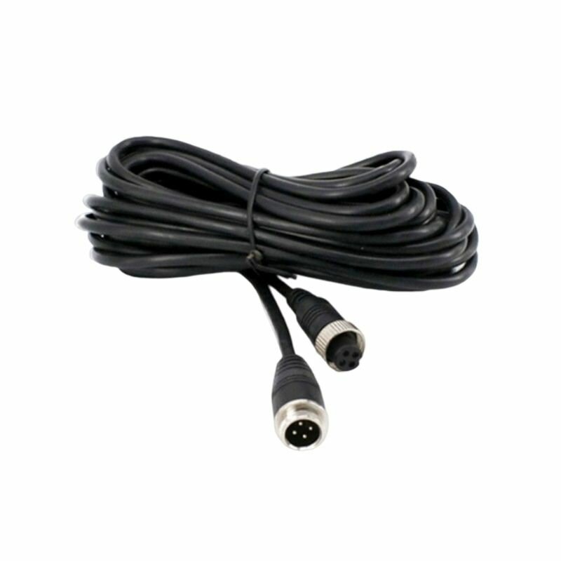 (1 шт.) Авиационный кабель 4-pin M12 (папа-мама), 3м