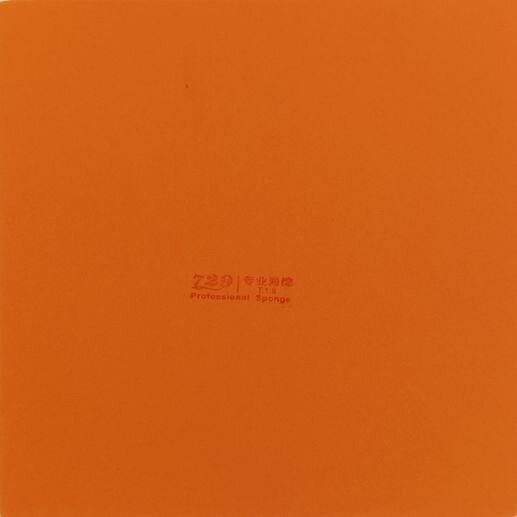 Губка для накладки для ракетки настольного тенниса 729 ZHO (orange sponge), толщина 1,0