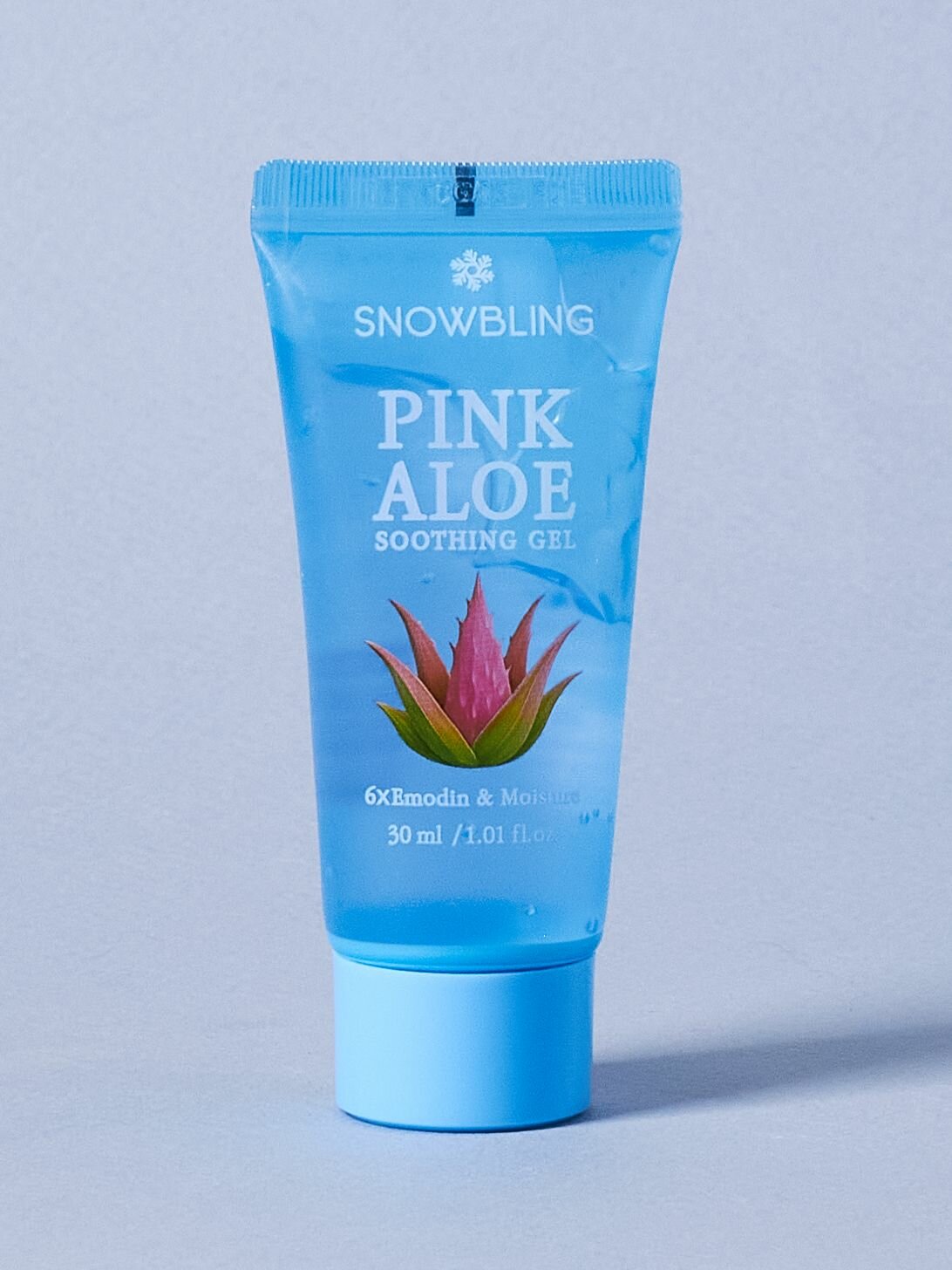 SNOWBLING Многофункциональный гель для лица с розовым алое 30мл Pink Aloe Soothing Gel