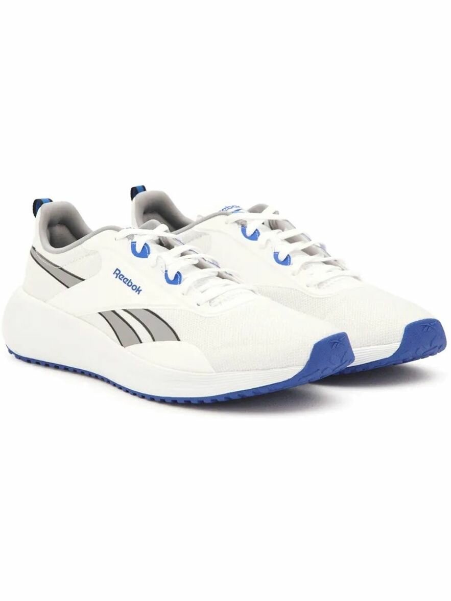 Кроссовки Reebok Lite Plus 4, полнота F, размер 10 US, белый/серый/голубой — фото 1