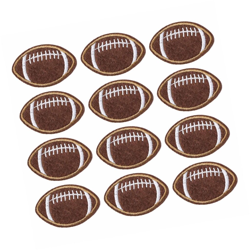 12 шт. футбольные заплатки с термонаклейками вышитые шить аппликации ремонт для одежды джинсы брюки рюкзак шляпа