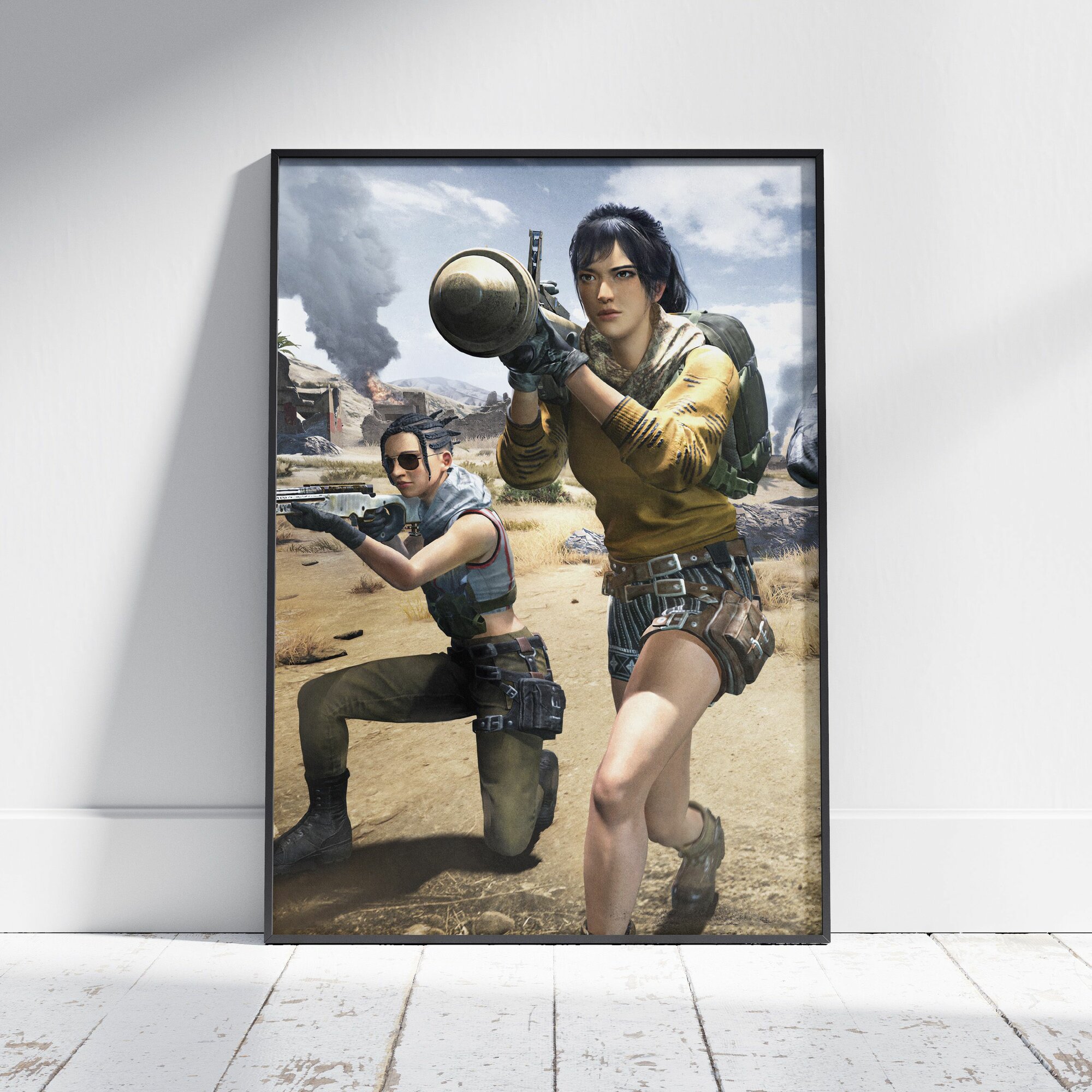 Плакат на стену для интерьера пабг - PUBG (Общее 33) - Постер по игре формата А3 (30x42 см)