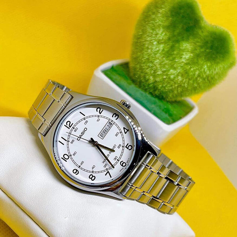 Наручные часы CASIO, белый, — фото 1