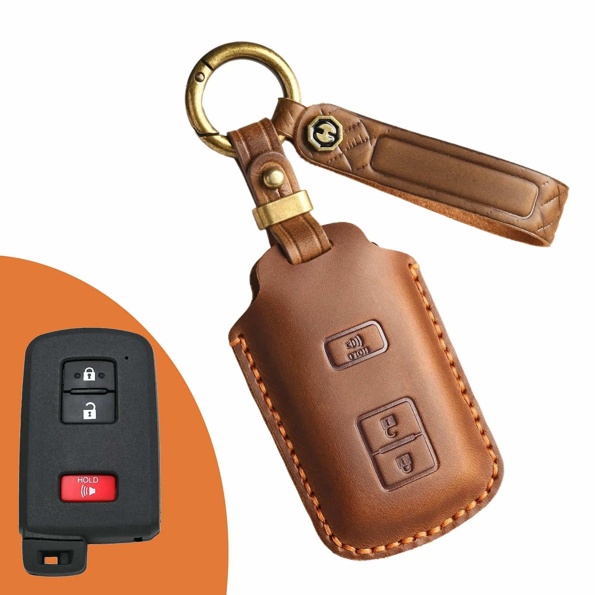 Кожаные брелоки для ключей крышки автомобиля для корпуса Toyota Auris Camry RAV4 Avalon Yaris Verso 2012 2013 2014 2015 2016 2017 2018