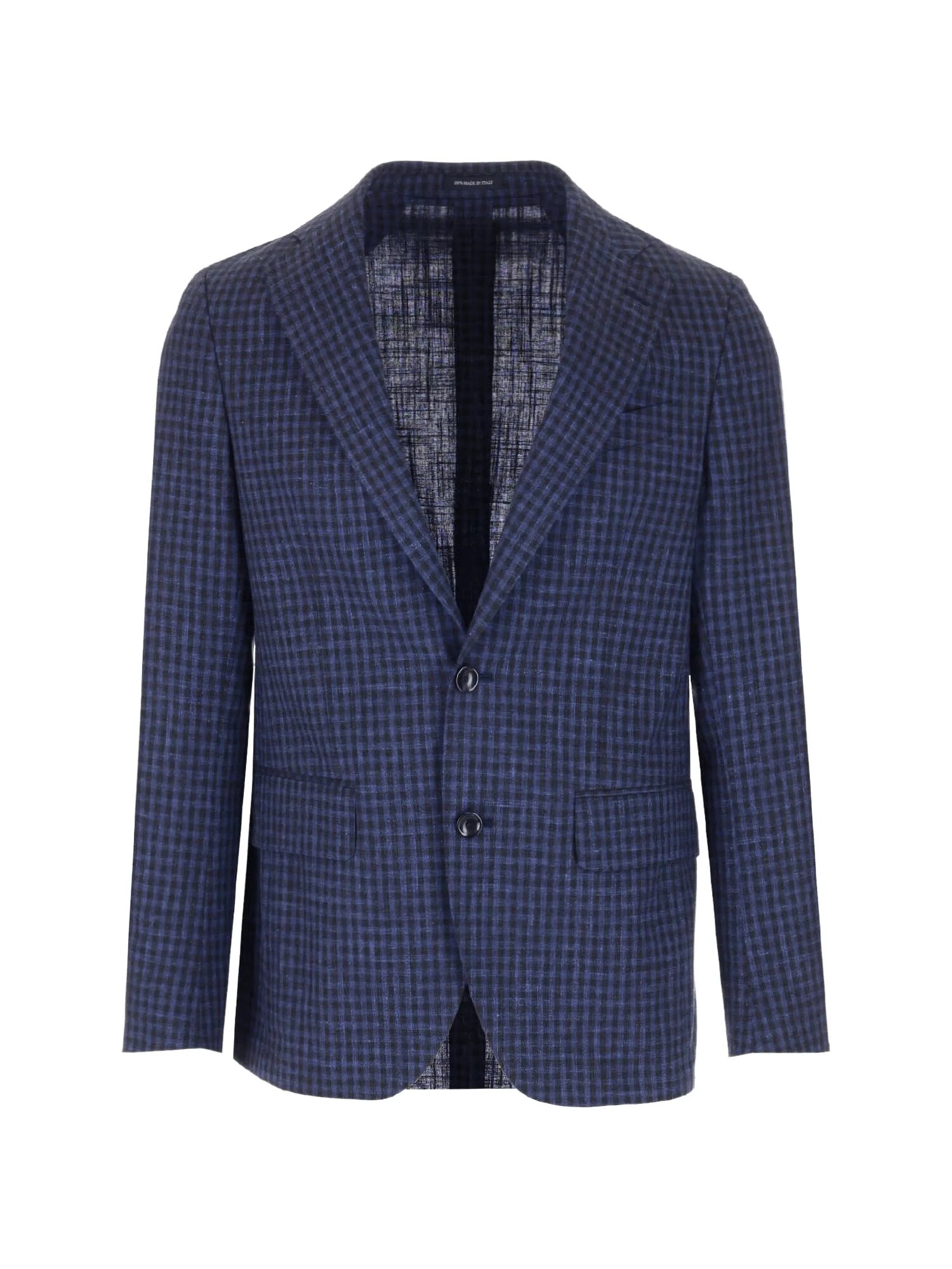 Пиджак Check-pattern single-breasted blazer