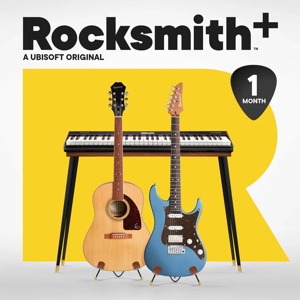 Дополнение Rocksmith+ 1-Month Subscription, цифровое издание PlayStation 5, регион Турция / код пополнения баланса