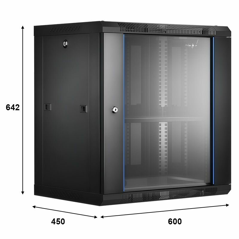 Шкаф телекоммуникационный 12U 600х642х450 мм