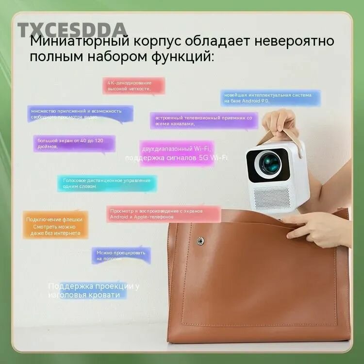 TXCESDDA Проектор, белый — фото 1