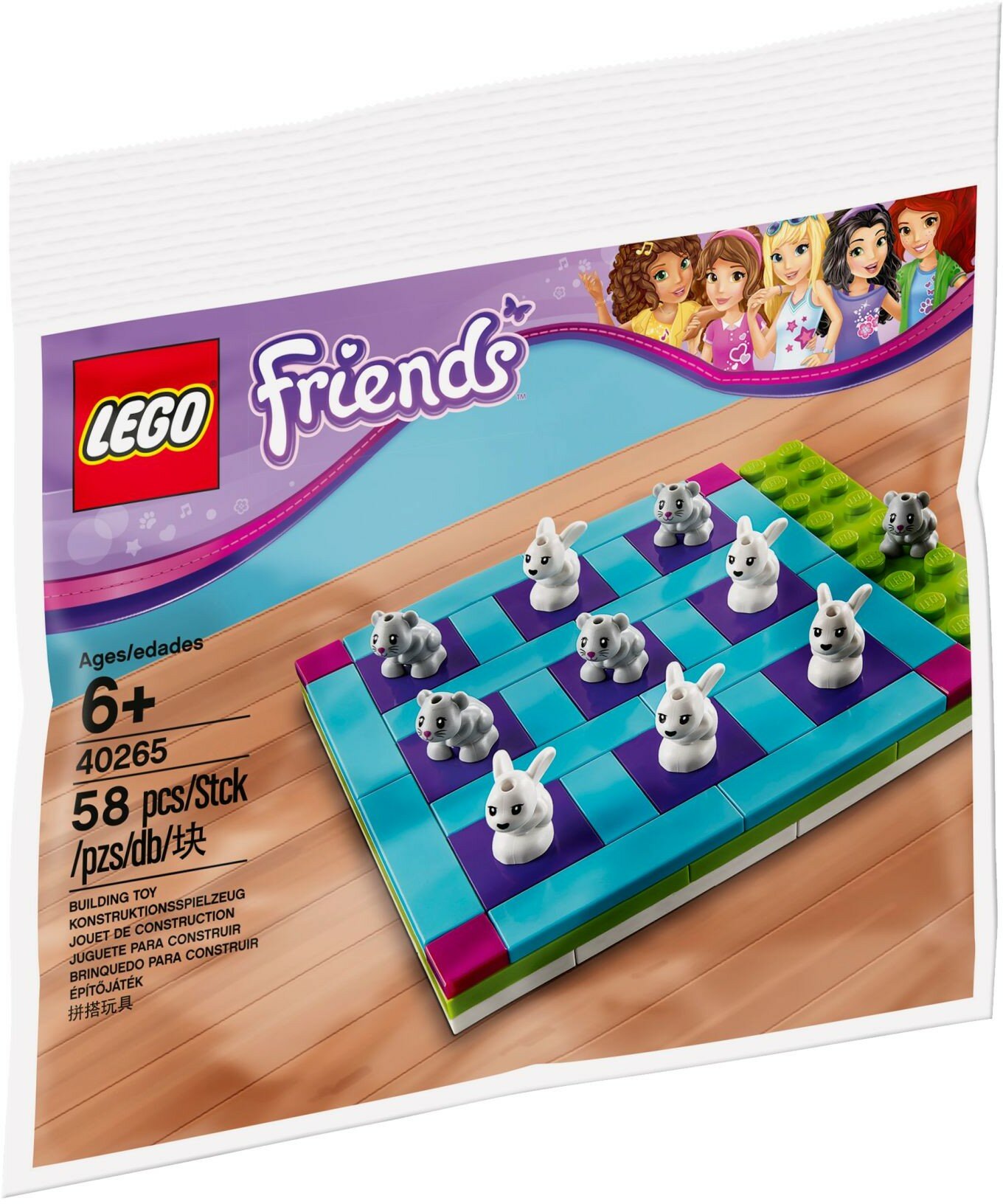 Конструктор LEGO Лего 40265 Крестики-нолики подружек LEGO Friends