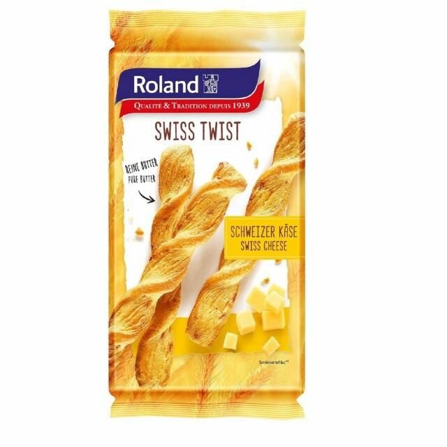 Палочки ROLAND TWIST Твисты слоеные с сыром 100г
