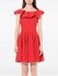 Платье Alexander McQueen Ruffle flared mini dress, размер 40