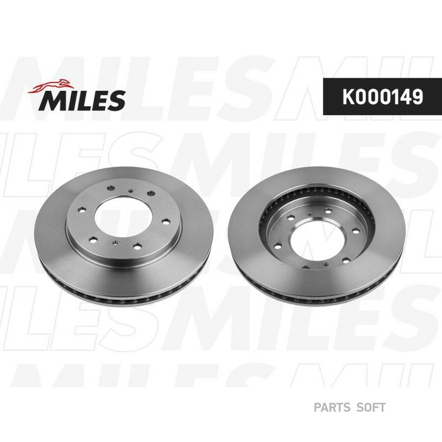 MILES K000149 Диск тормозной MITSUBISHI L200 05- передний вент. D=293мм. ()