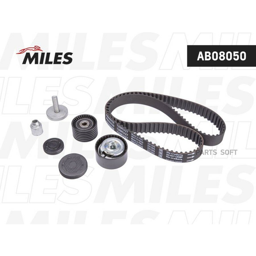 MILES AB08050 Комплект ремня ГРМ RENAULT duster/megane/clio/laguna 2.0 ()