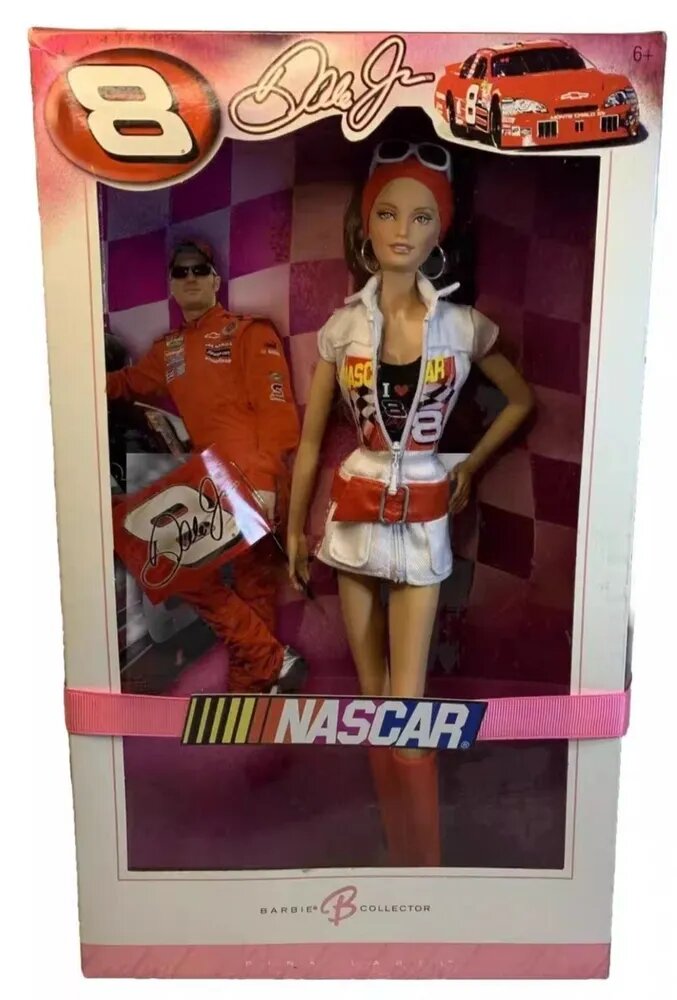 Barbie Nascar Dale Earnhardt Jr 2006 Кукла Барби NASCAR Racing