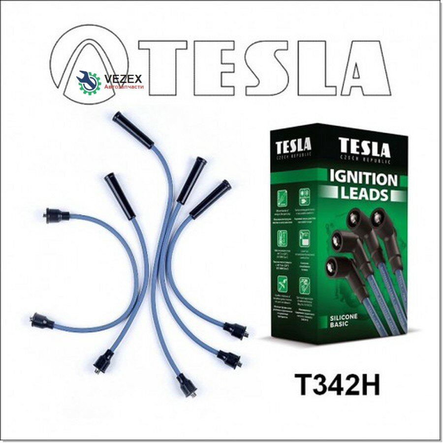 TESLA T342H к-кт проводов! (L)\ Gaz 2410/31029/3110 2.3 8V 87>