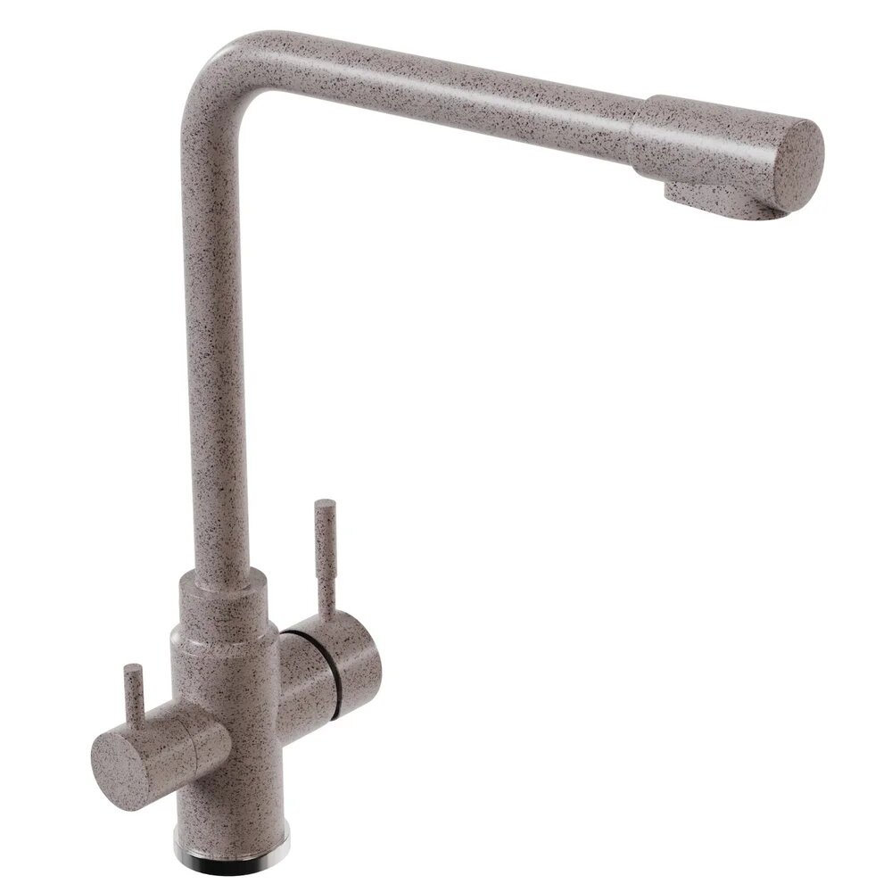 Смеситель для кухни 35к MIXLINE ML-GS13 (302) песочный с выходом для питьевого фильтра