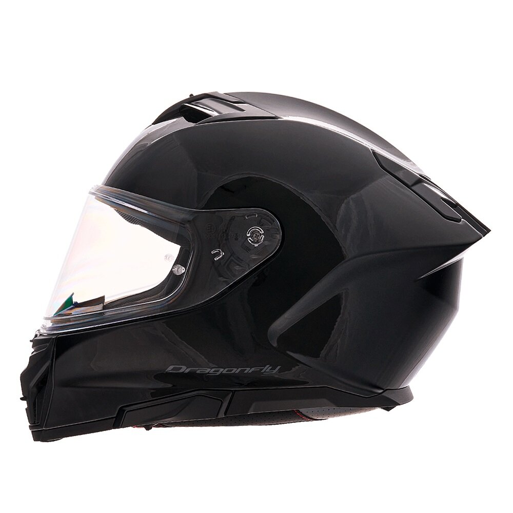 Мотошлем DragonFly DF-T Black. M. Черный