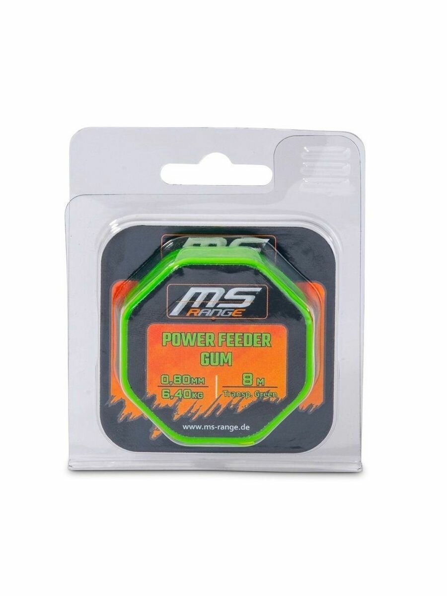 Фидергам MS Range POWER Transparent Green 0.80мм 6.40кг 8м