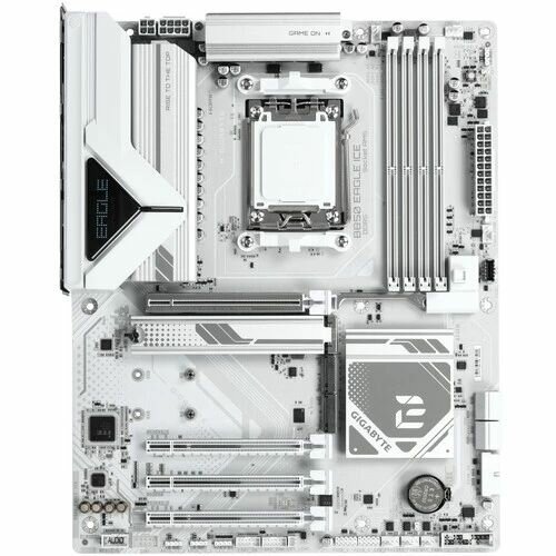 Материнская плата GIGABYTE B850 EAGLE ICE - AM5, AMD B850, 4xDDR5-5200 МГц, 1xPCI-Ex16, 3xM.2, ATX