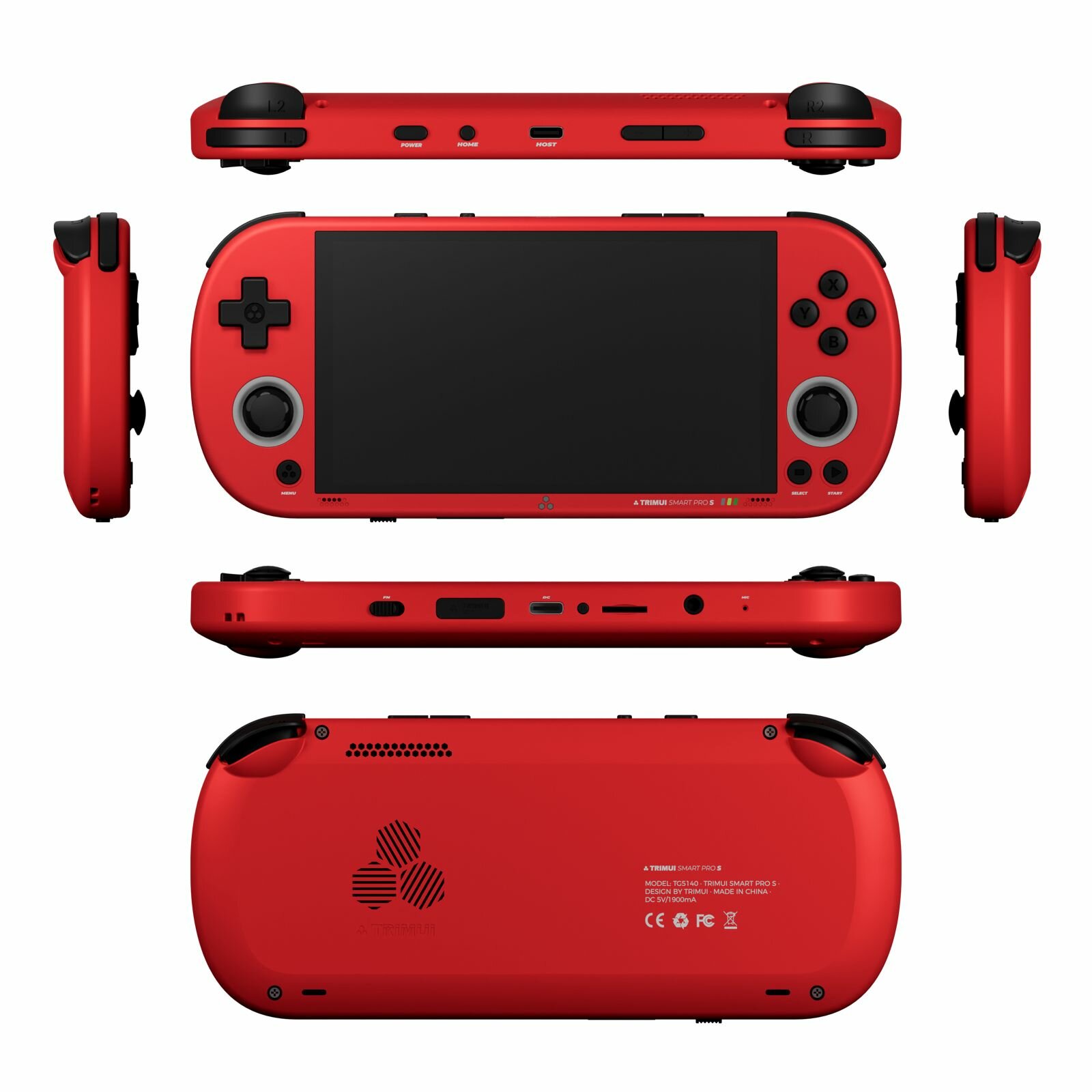 Портативная игровая консоль Trimui Smart Pro S с экраном 4,96 дюйма и аккумулятором 5000 мА ч