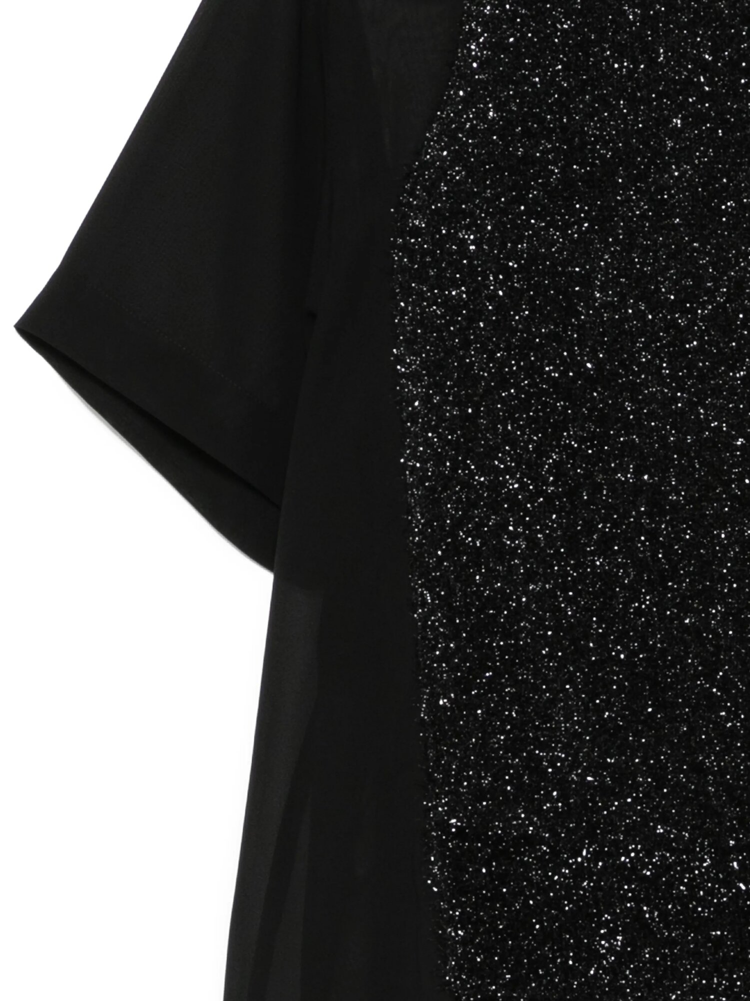 Блуза Noir Kei Ninomiya Embellished layered blouse, размер 42, black — фото 1