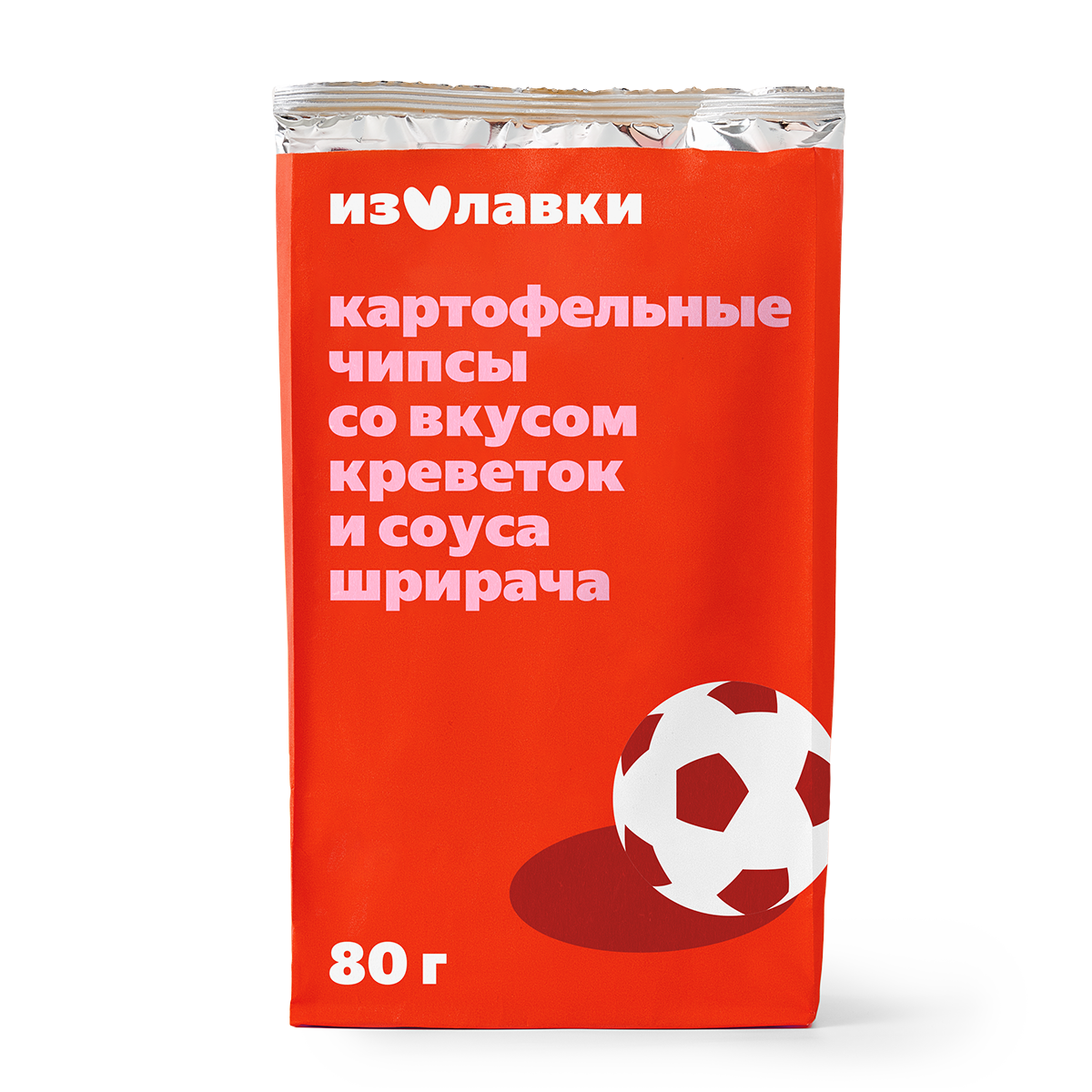 Чипсы картофельные «Из Лавки» со вкусом Креветка с соусом шрирача