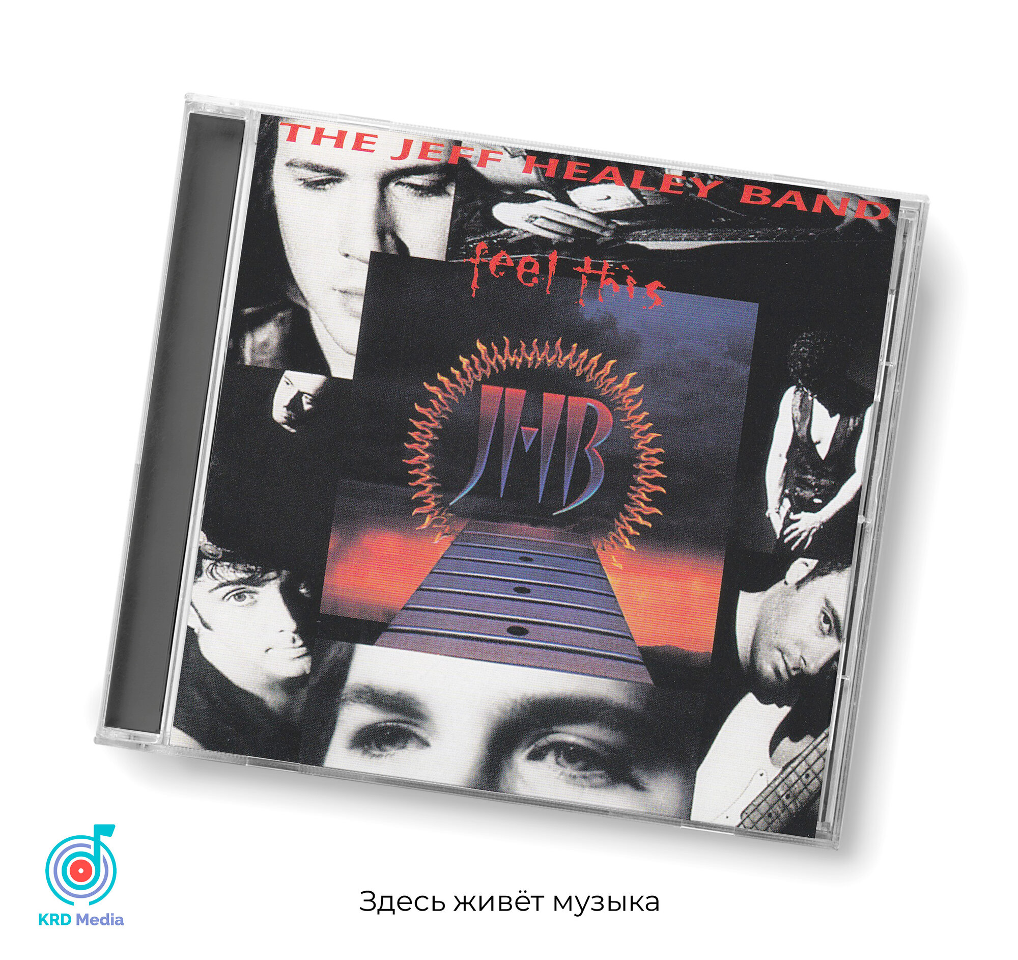 The Jeff Healey Band - Feel This, 1992, 6-page, CD-Аудио
